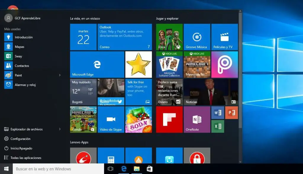 ¿Qué es el menú y pantalla de inicio de Windows 10? - Haras Dadinco ¿Qué es el menú y pantalla de inicio de Windows 10? - Haras Dadinco