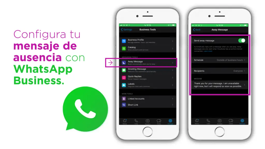 ¿Cómo poner mensaje de ausencia en WhatsApp? - Haras Dadinco ¿Cómo poner mensaje de ausencia en WhatsApp? - Haras Dadinco